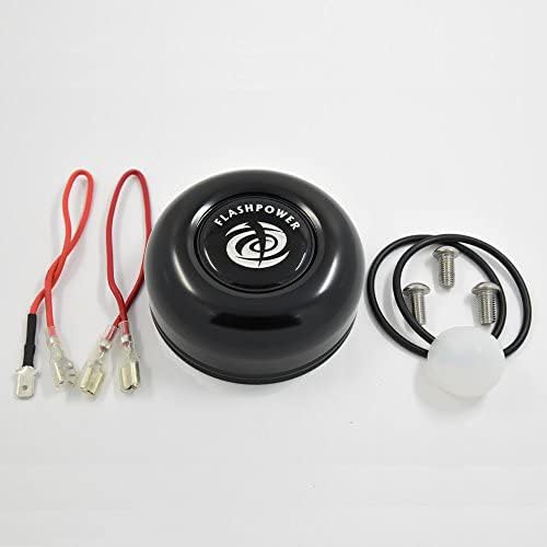 Horn Button for 3-bolt Steering Wheels (Black) – Flashpower Auto Parts